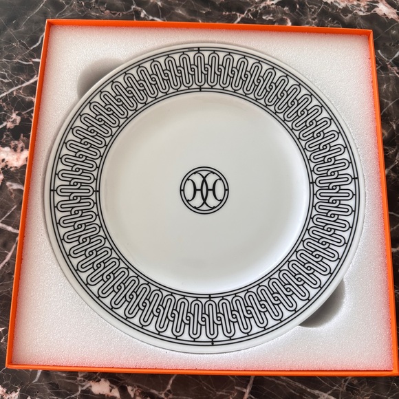 Hermes | Dining | Hermes H Deco Plates | Poshmark